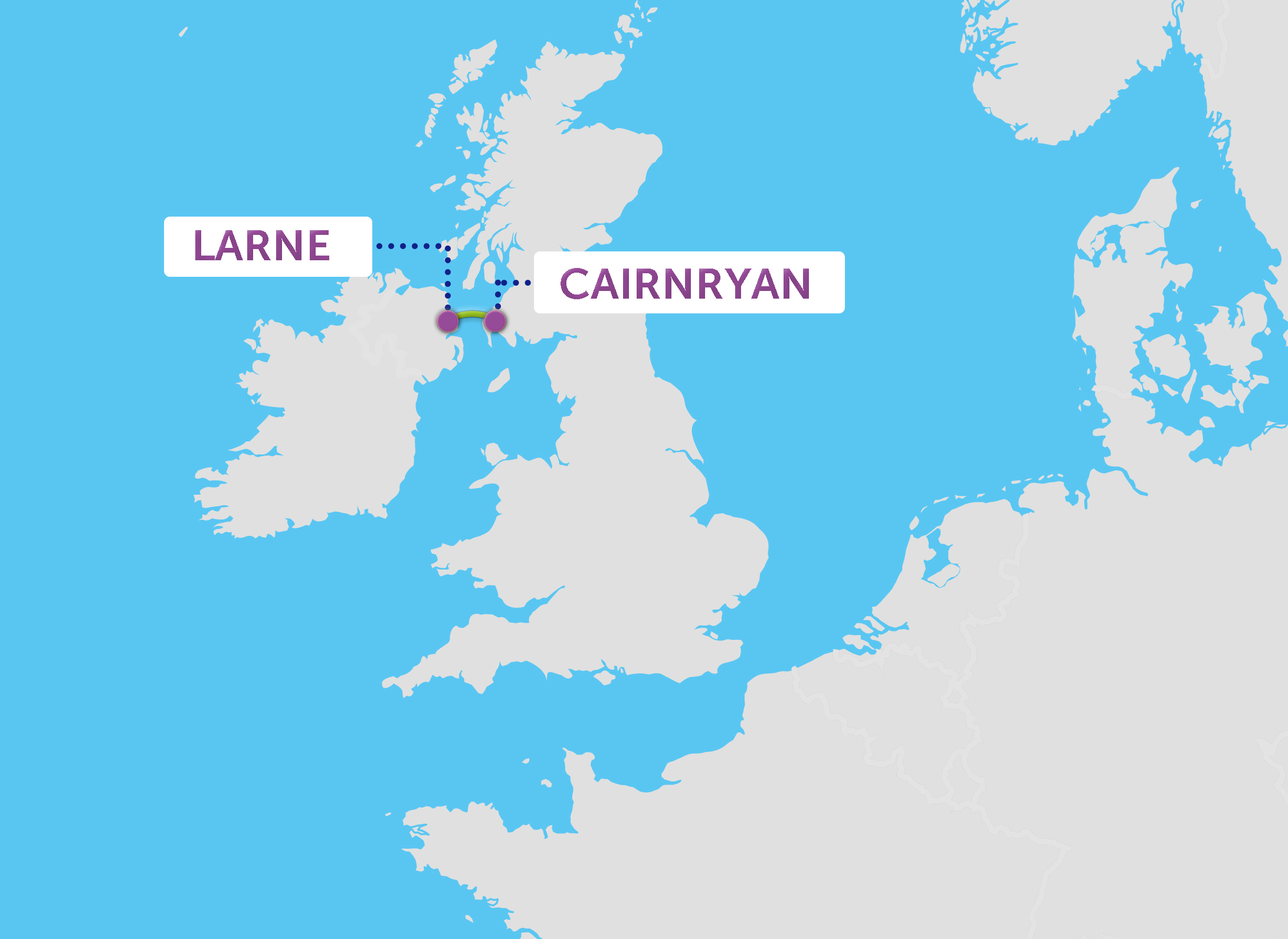Cairnryan to Larne Ferry | Book Now from £130 | P&O Ferries